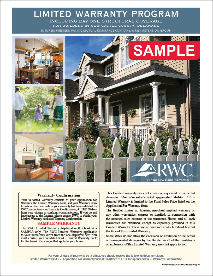 RWC Marketing Warranty Books | RWC Warranty