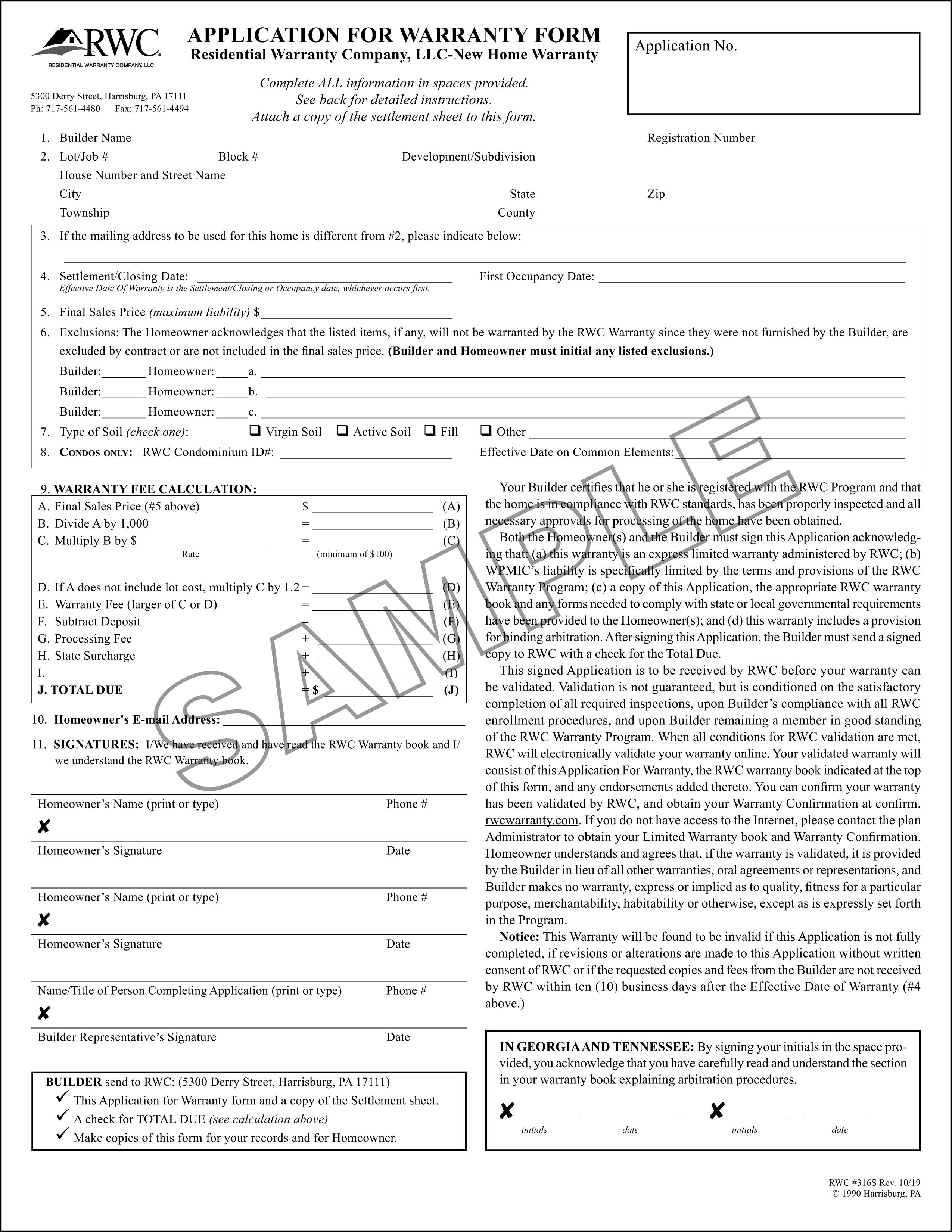 RWC Marketing Enrollment | RWC Warranty
