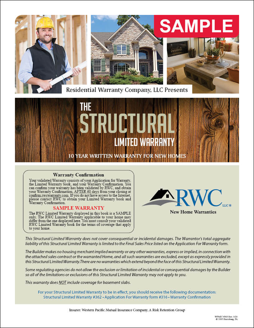 RWC Marketing Warranty Books | RWC Warranty