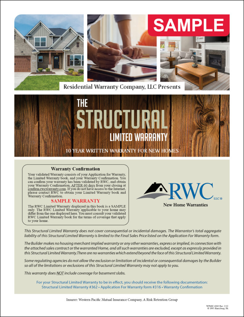 RWC Marketing Warranty Books | RWC Warranty